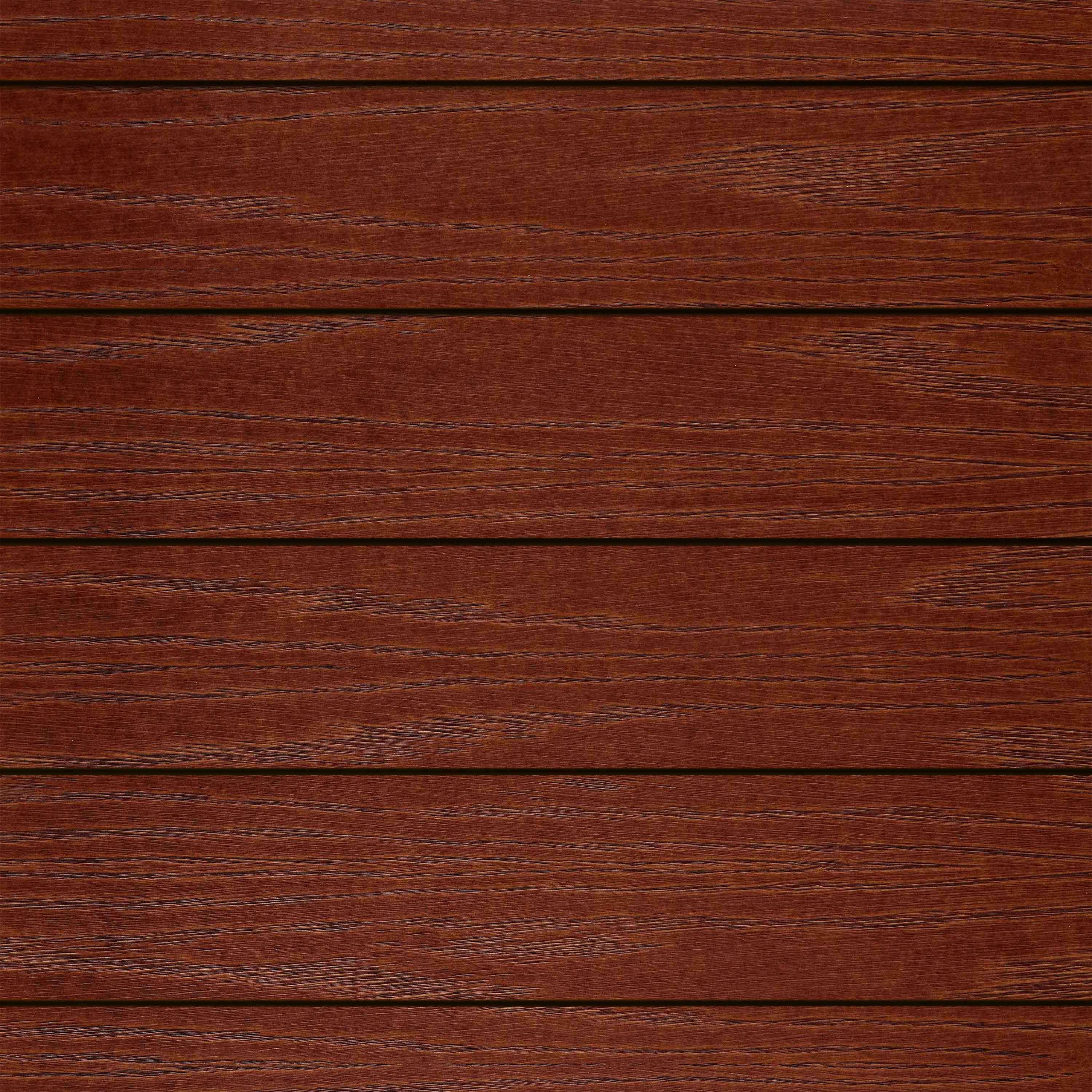Cinnamon color timber siding — Parklex Prodema